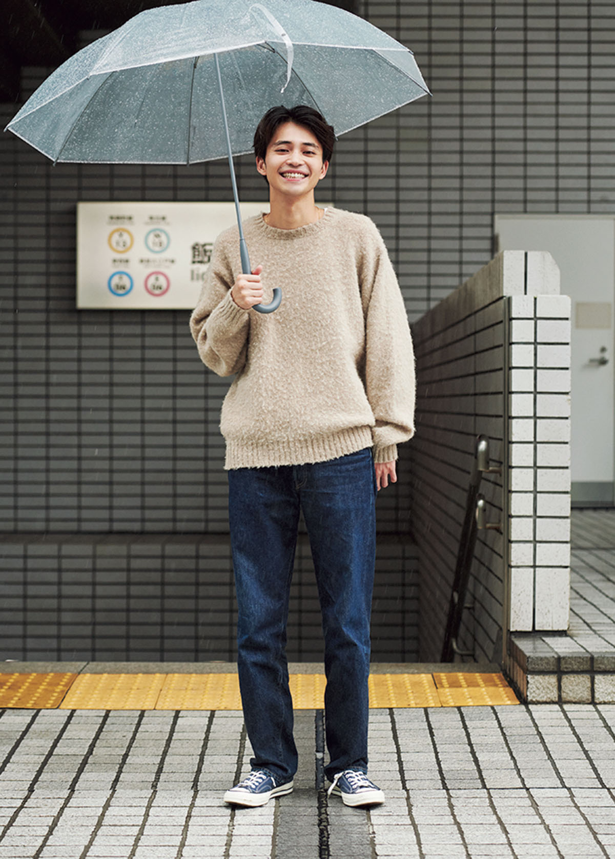 「ローレンスジェイスミス」のセーターで友人の芝居を観に #day26 【メンズノンノモデル中田圭祐の私服30days】 メンズノンノウェブ | MEN'S NON-NO WEB