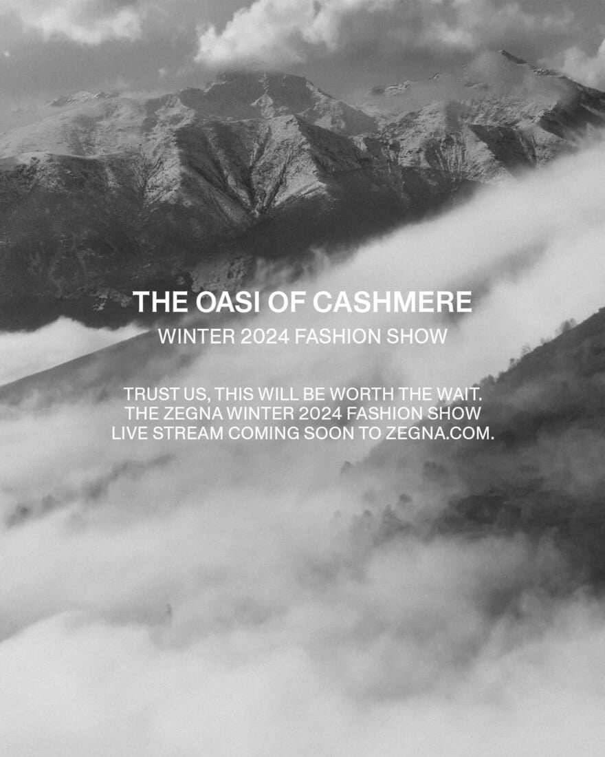 【15日23時より】「ゼニア」24AWコレクション ランウェイショーをミラノからリアルタイム配信！ メンズノンノウェブ | MEN'S NON ...