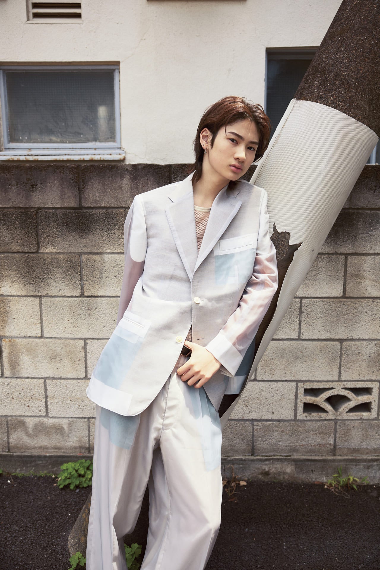 市村優汰は夏らしいカラーのさわやかなジャケットが気分！【人気者たちのサマースタイル】 メンズノンノウェブ | MEN'S NON-NO WEB